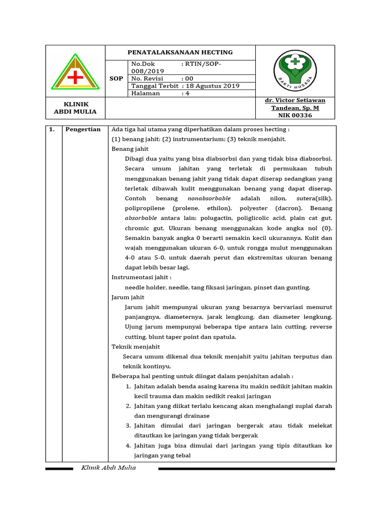 08 Penanganan Hecting Fix 1 (1) Rev | PDF | Pengembangan Diri