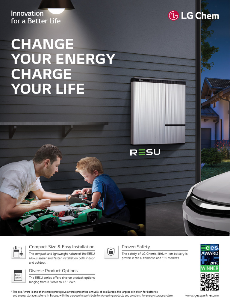 Ficha Tecnica Baterias LG Resu | PDF | Energy Storage | Power (Physics)