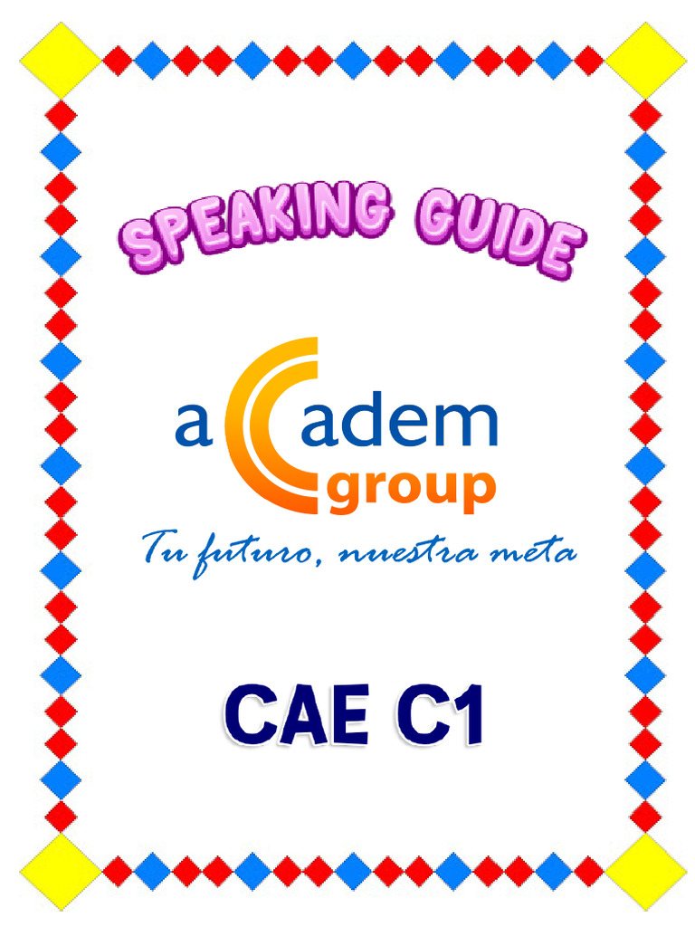 Cae Speaking Guide | PDF