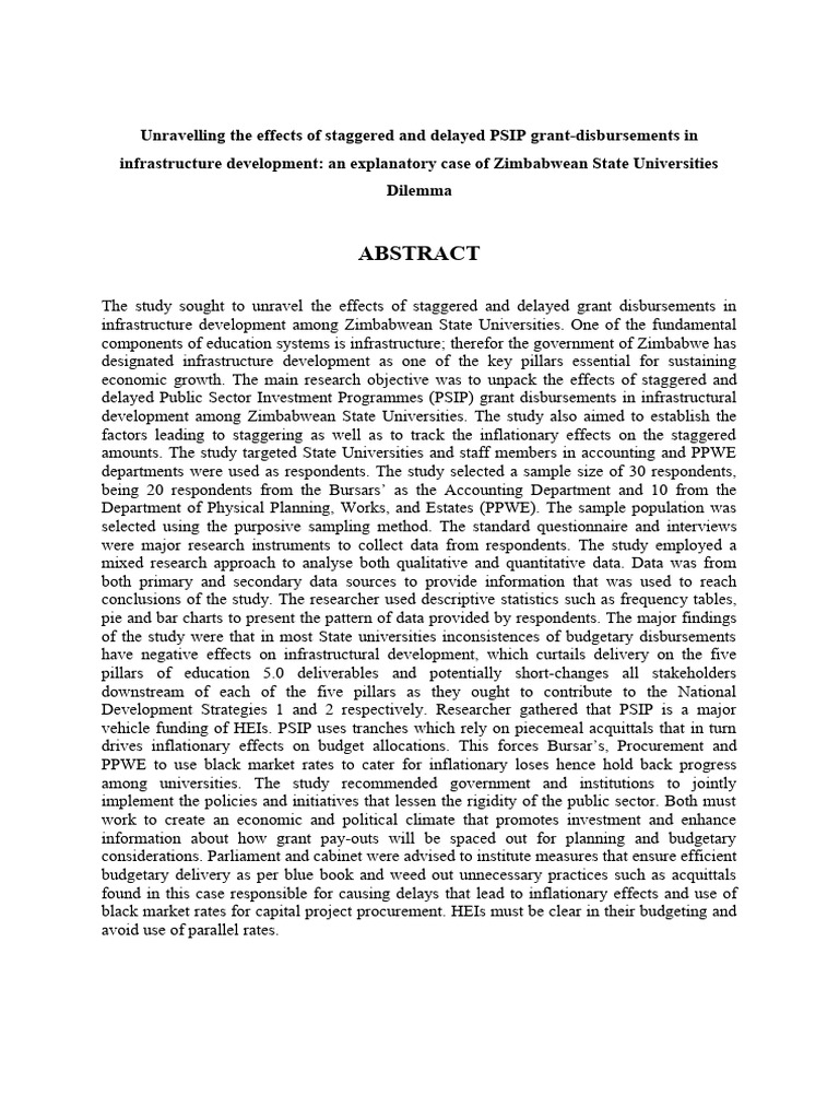 Loice Ncube MSC Final Dissertation - For Publication 1 | PDF ...