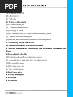 Lesson Plan | PDF | Puberty | Adolescence