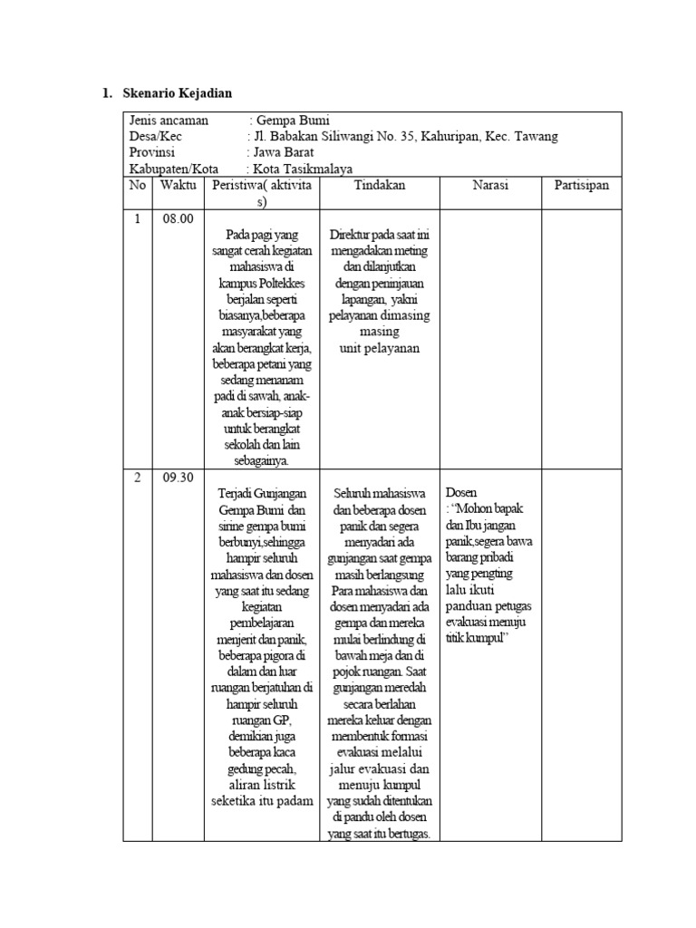 Tugas Ipe - Skenario | PDF