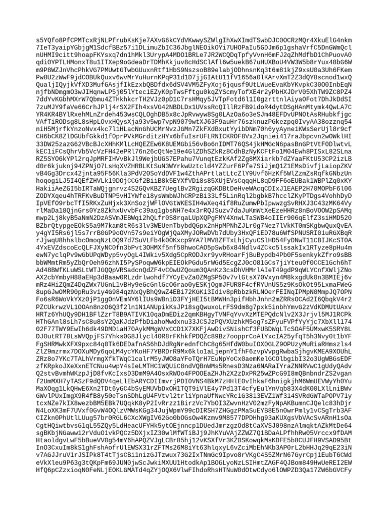 Random Alphanumeric Document | PDF