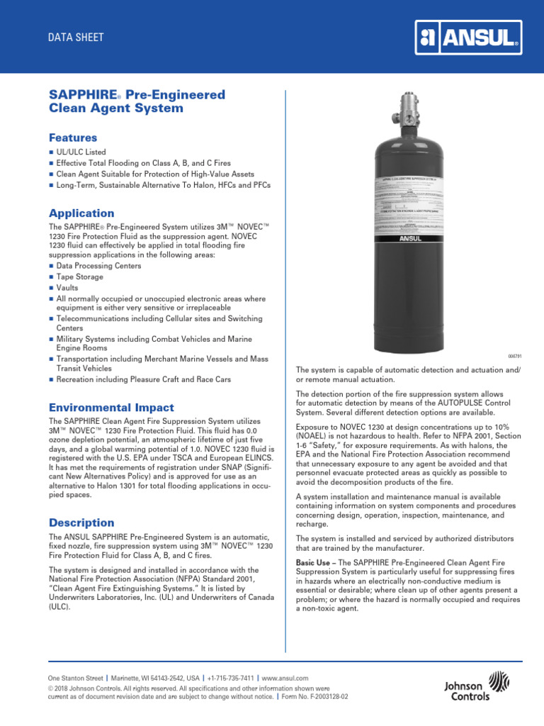SAPPHIRE® Pre-Engineered DATA SHEET | PDF | Actuator | Valve