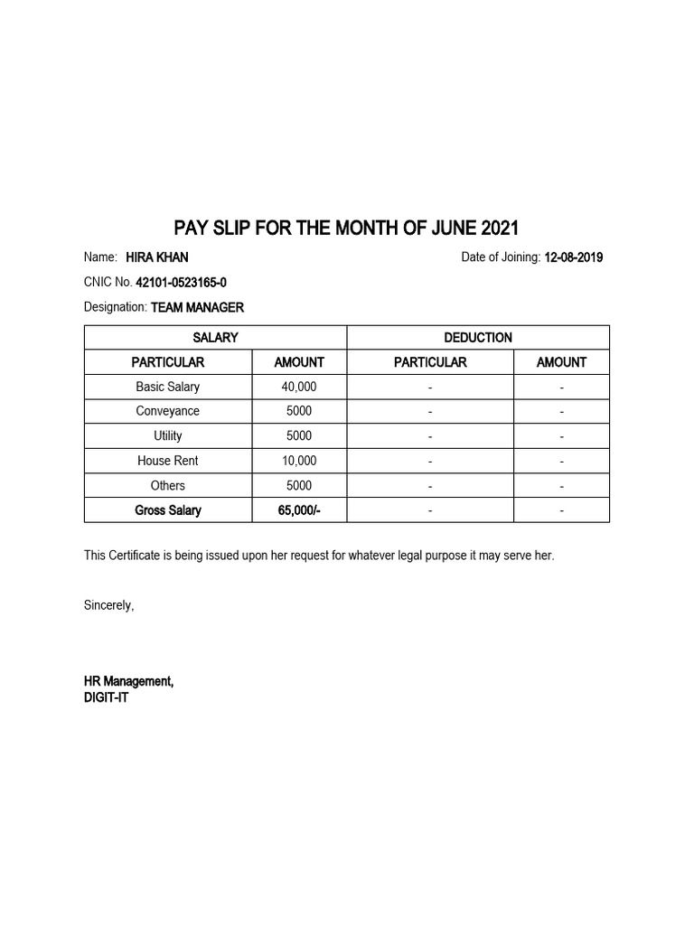 Pay Slip | PDF | Government Finances | Taxes