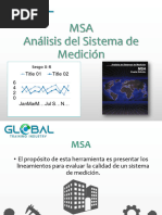 MSA 3° Revisión | PDF | Exactitud y precisión | Medición