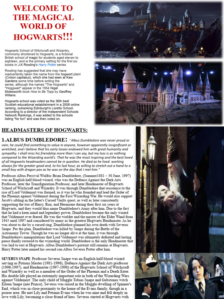 Hogwarts | PDF | Mythopoeia | Worldbuilding