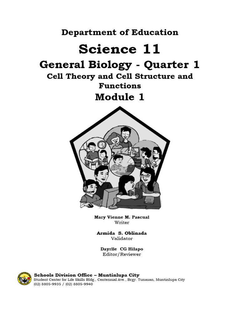 Generalbiology1 q1 Mod1 Celltheoryandcellstructureandfunctions v1 Final ...