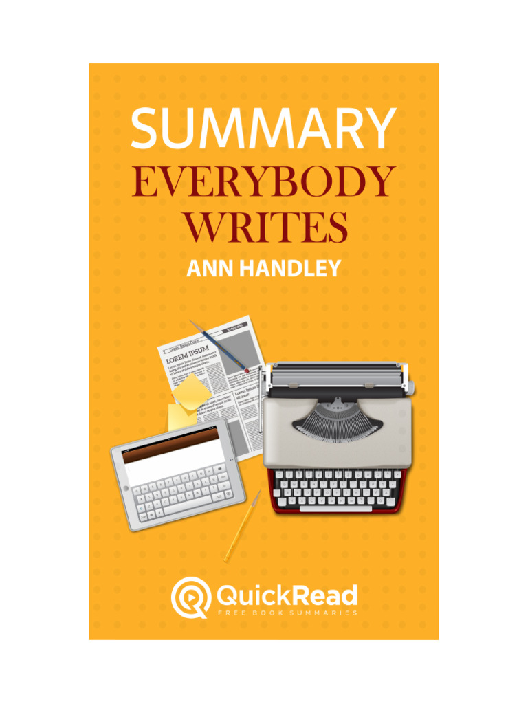Summary of "Everybody Writes" Guide | PDF | Facebook | Social Media