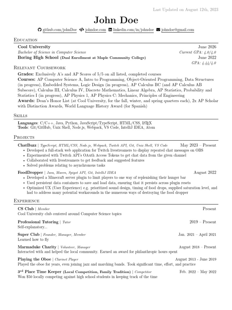 Matty S Resume | PDF | Computing | Software Engineering