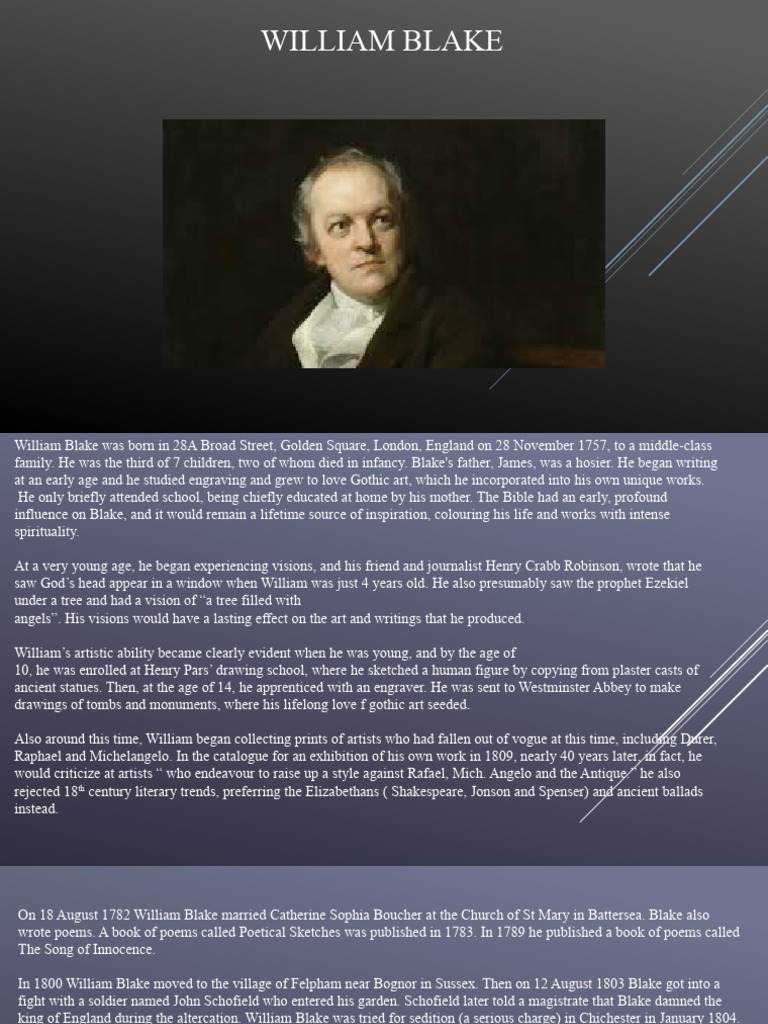 William Blake | PDF | William Blake