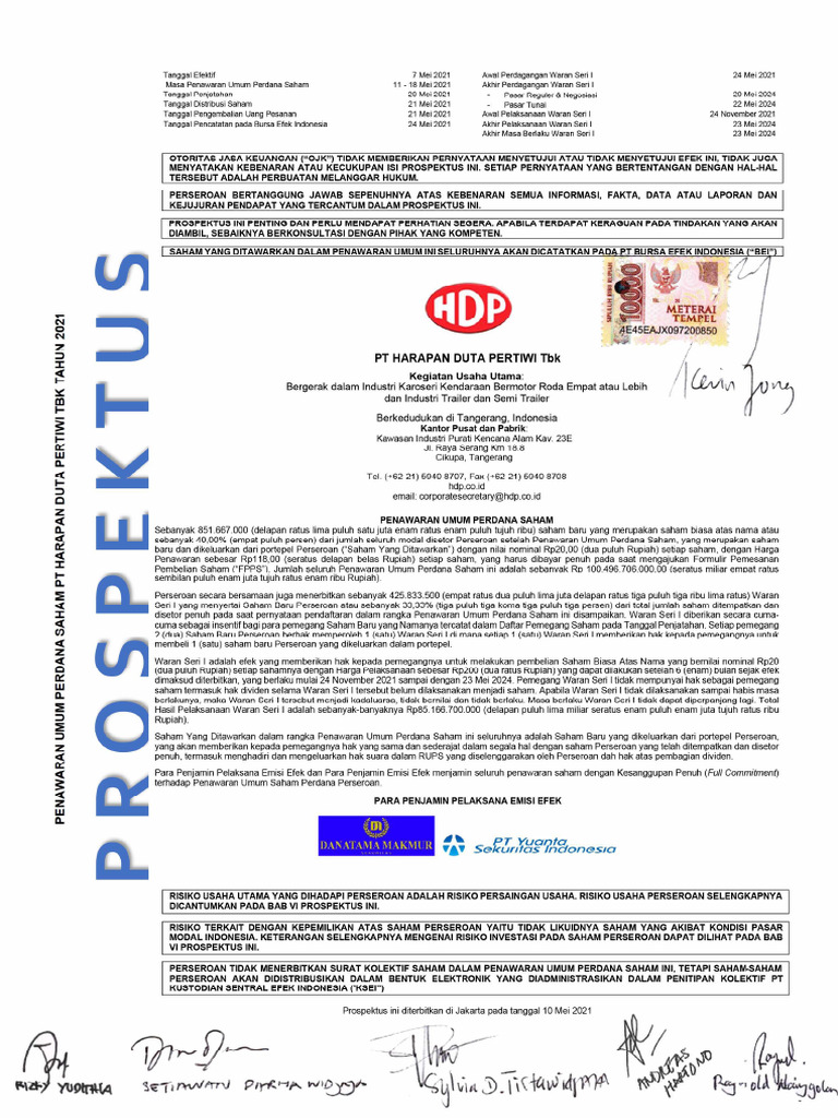 2021 Ipo Hope | PDF