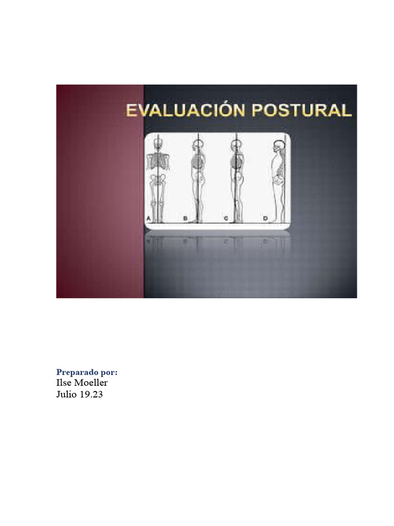 Evaluacion Postural | PDF | Pie | Rodilla