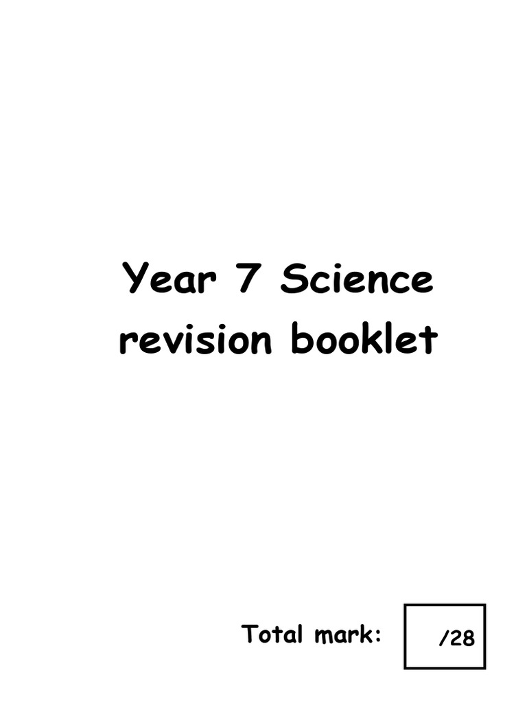 Year-7-Science-revision 2 | PDF | Energy Development | Electricity ...