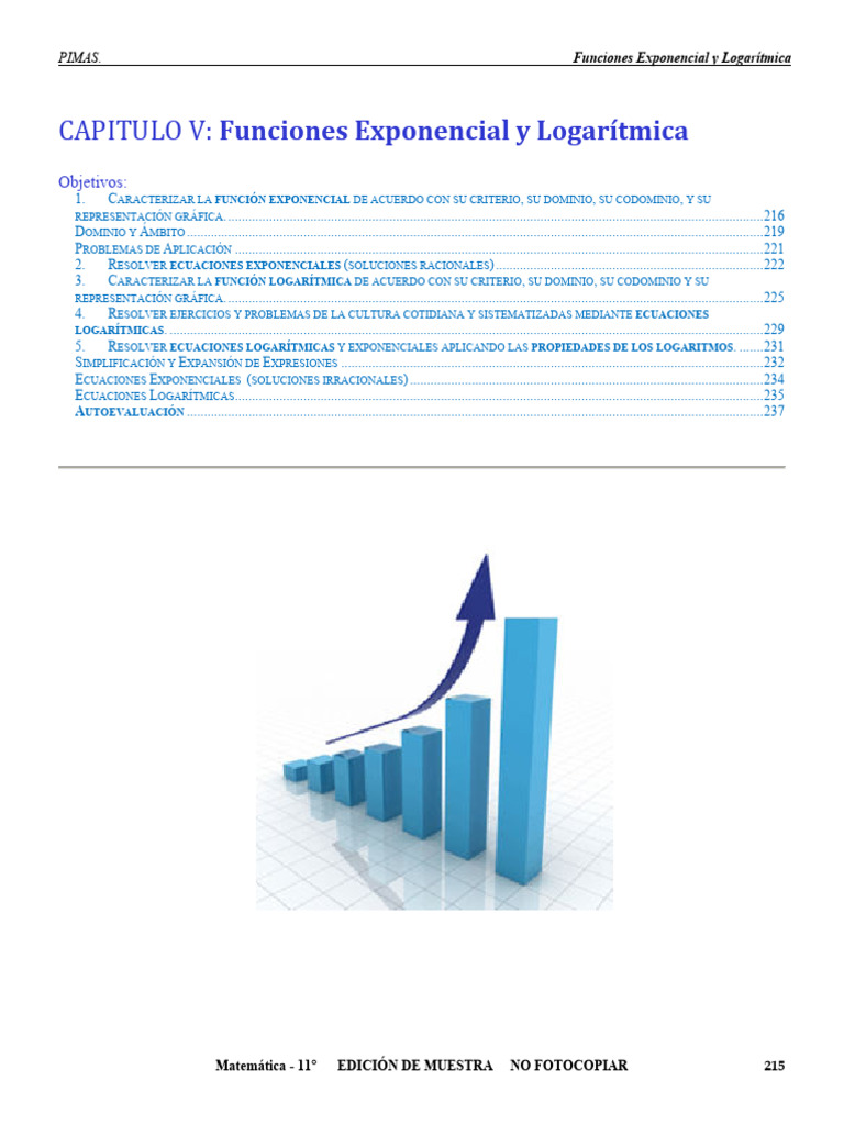 5 Funciones Exponencial y Logaritmica | PDF | Logaritmo | Funcion exponencial