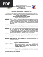 Barangay Videoke Regulation Ordinance | PDF | Public Law | Government