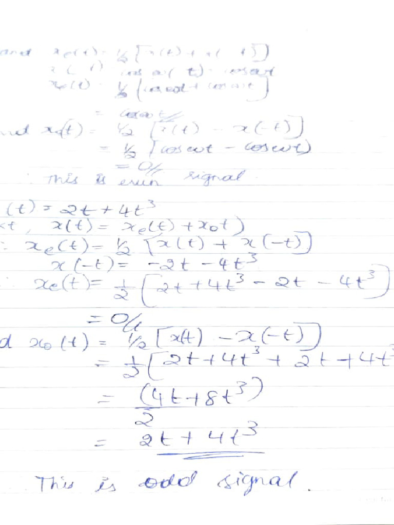 Signals and Systems | PDF