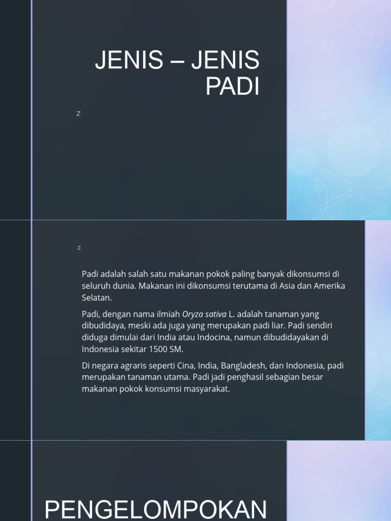 Jenis - Jenis Padi | PDF