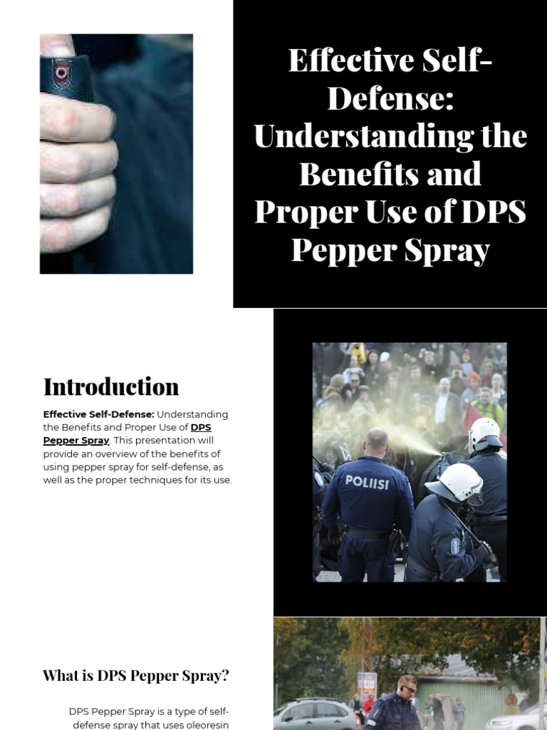Dps Pepper Spray | PDF