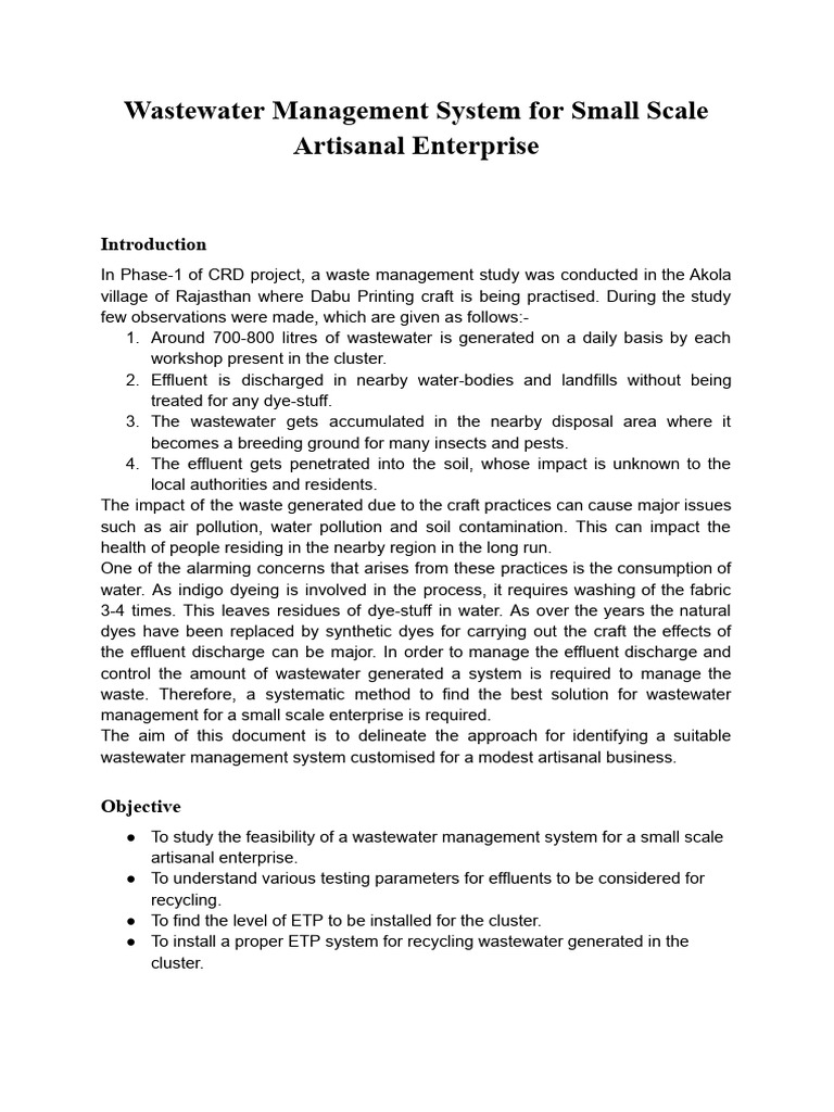 Et P Installation Write Up | PDF | Sewage Treatment | Water Pollution