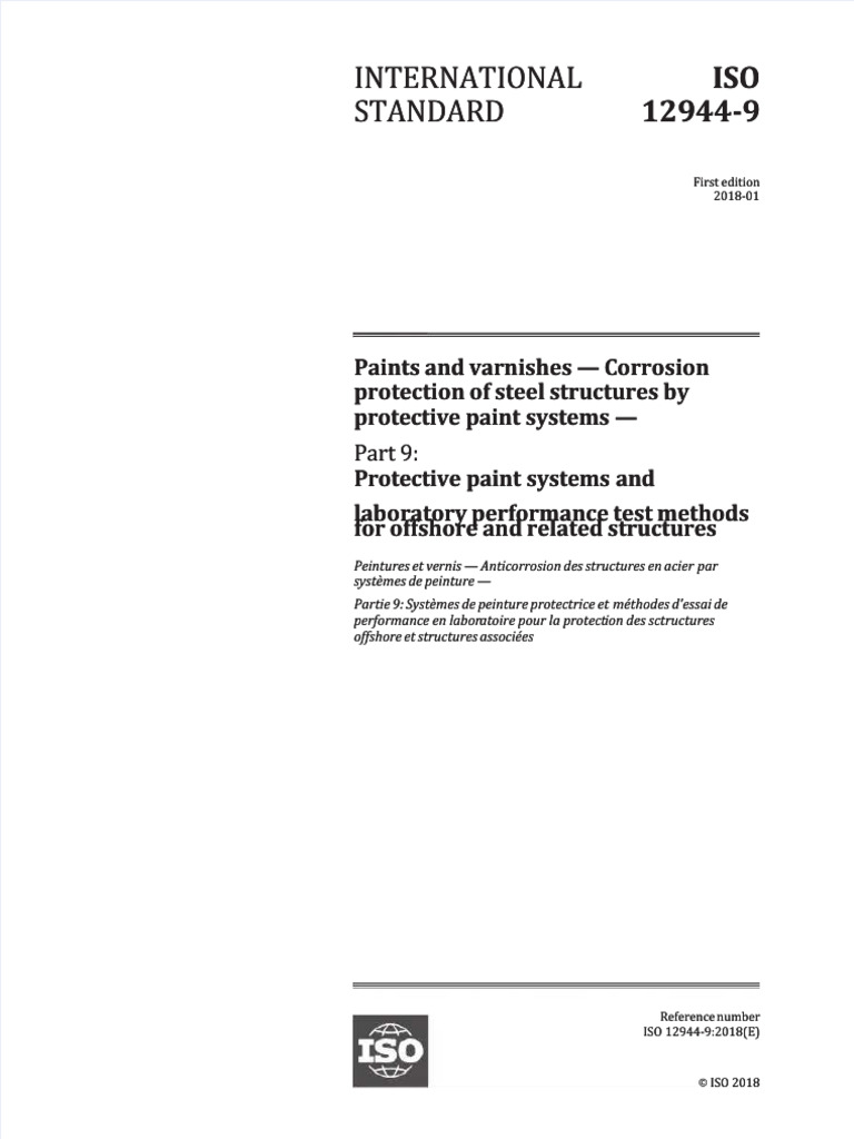 Iso 12944 9 2018 | PDF