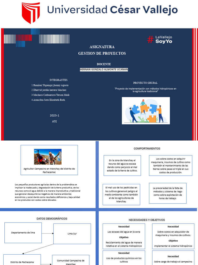 Sesion 2 - Trabajo Grupal - Proto Persona | PDF | Agricultura | Agua