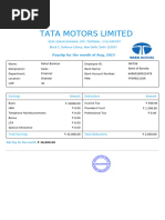 TCS Salary Slip | PDF | Taxes | Paycheck