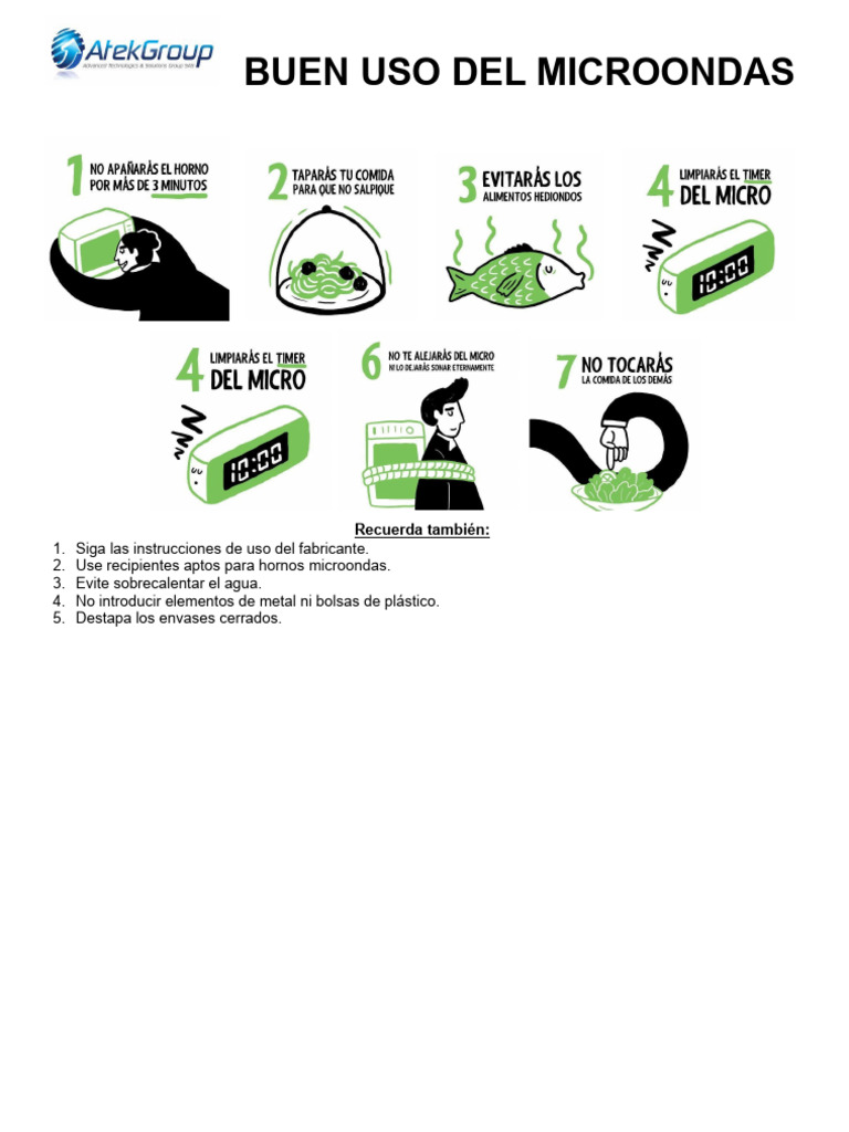 Afiche Horno Microondas | PDF | Hogar, jardinería y bricolaje