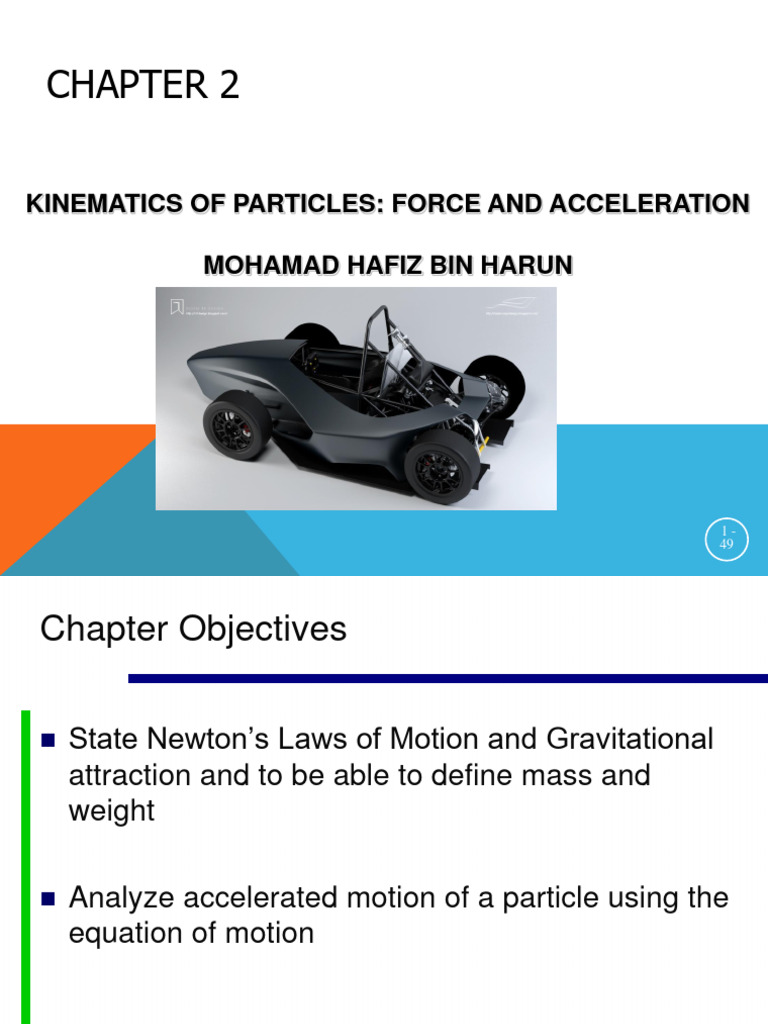 Chapter 2 | PDF | Acceleration | Equations Of Motion