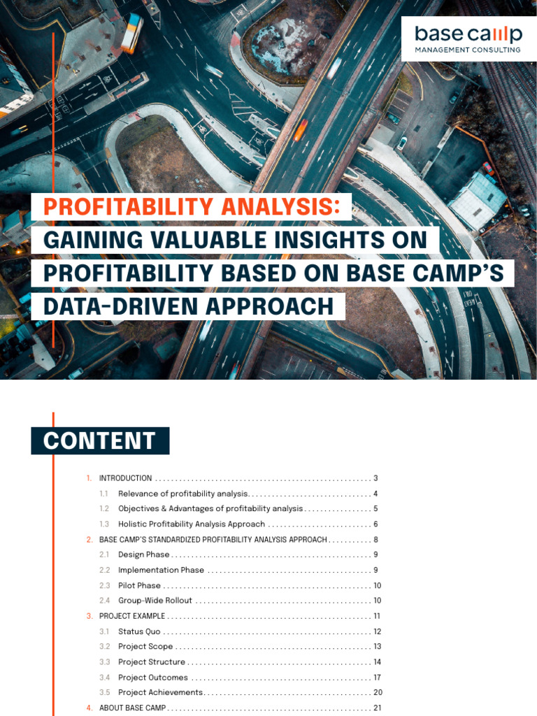 Basecamp Whitepaper Profitability Analysis | PDF | Enterprise Resource Planning | Cost