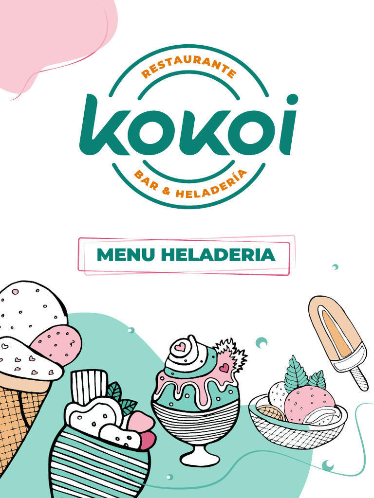 Menú de Heladería en Español | PDF | Helado | Productos lácteos