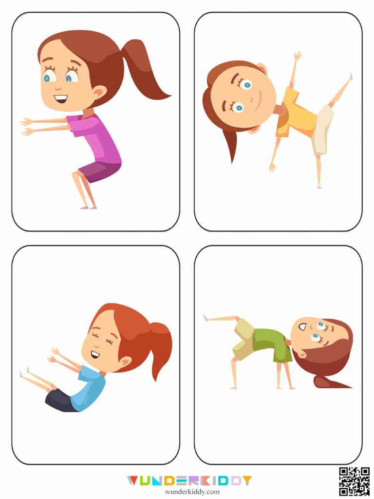 Gross Motor Task Cards For Kindergarten | PDF
