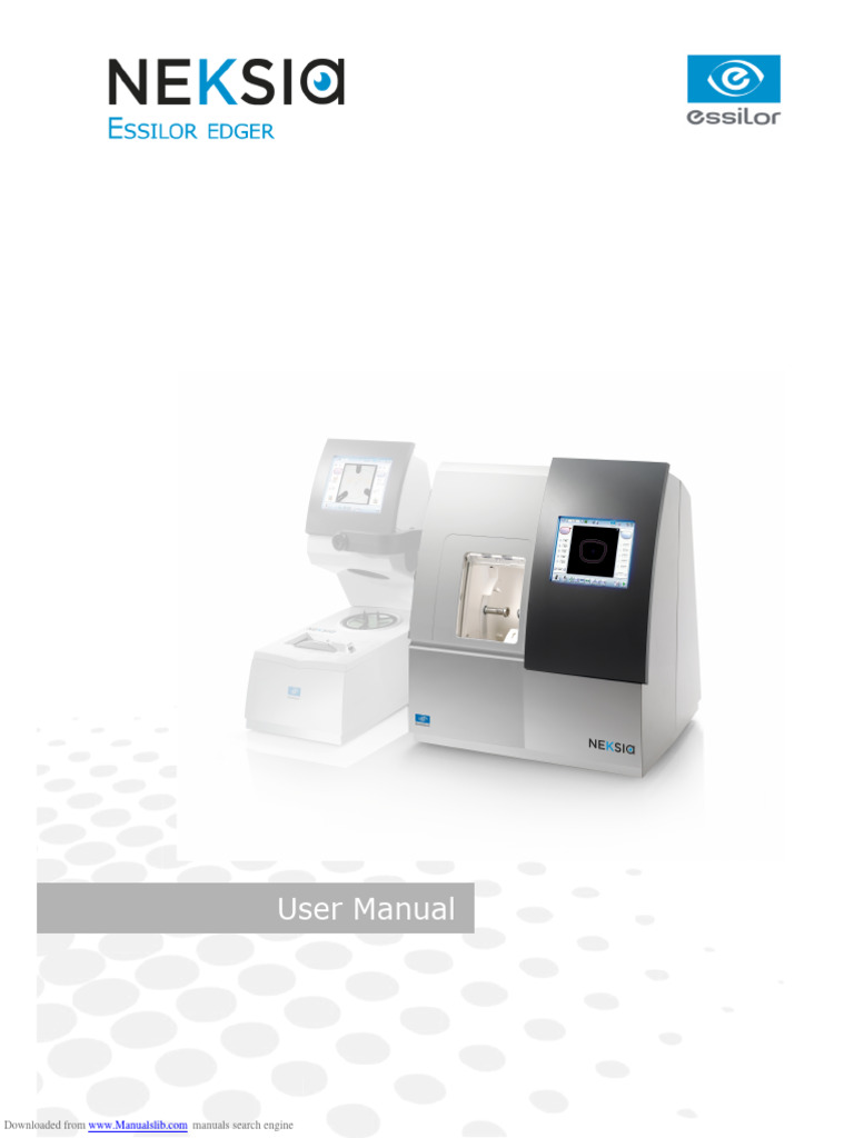 Essilor Neksia | PDF | Electrical Connector | Equipment