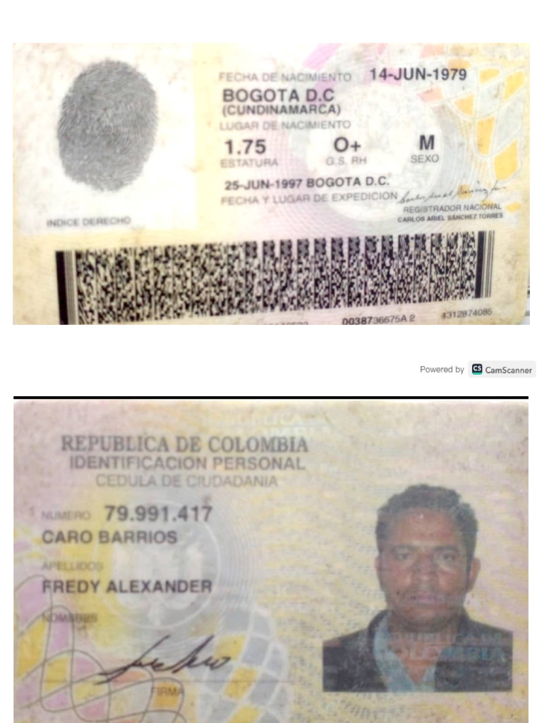 Cedula Caro Alexander | PDF