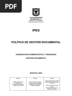 Programa de Gestión Documental - RNEC | PDF | Gestión de registros | Planificación