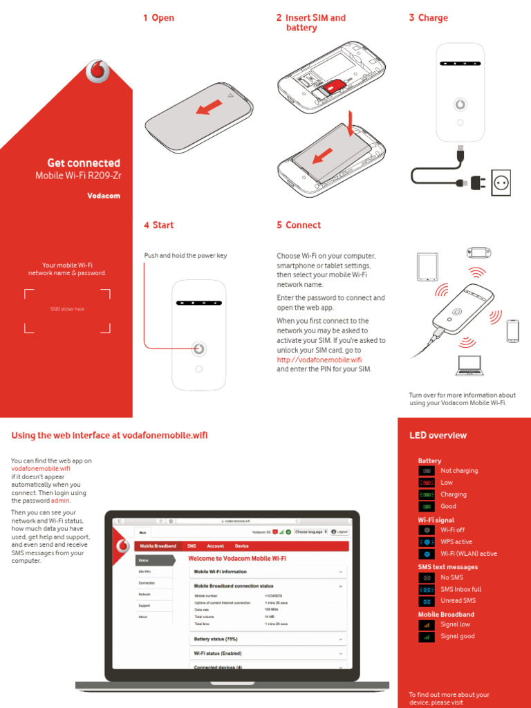 User Manual - English (Vodacom) | PDF | Wi Fi | Mobile App