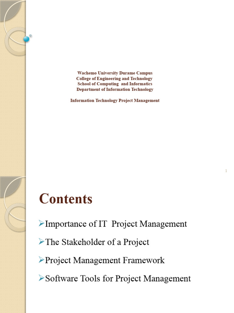 CH1 IT Project Management | PDF | Project Management | Economies