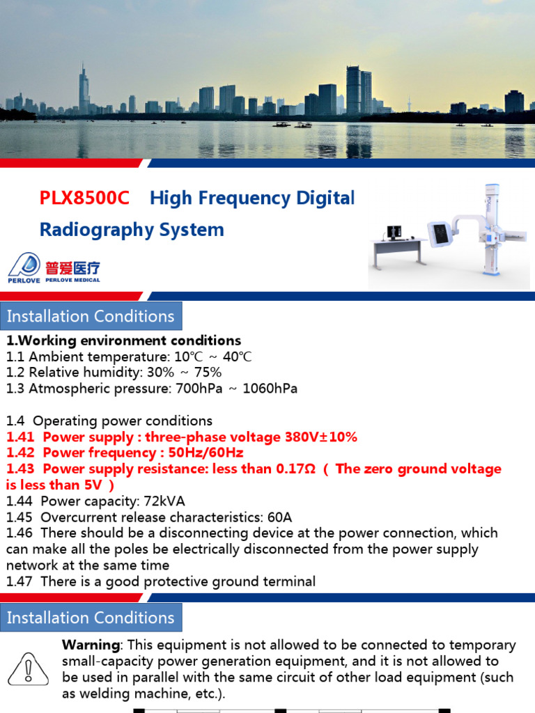 8500C High Frequency Digital Radiography System | PDF | Electrical ...