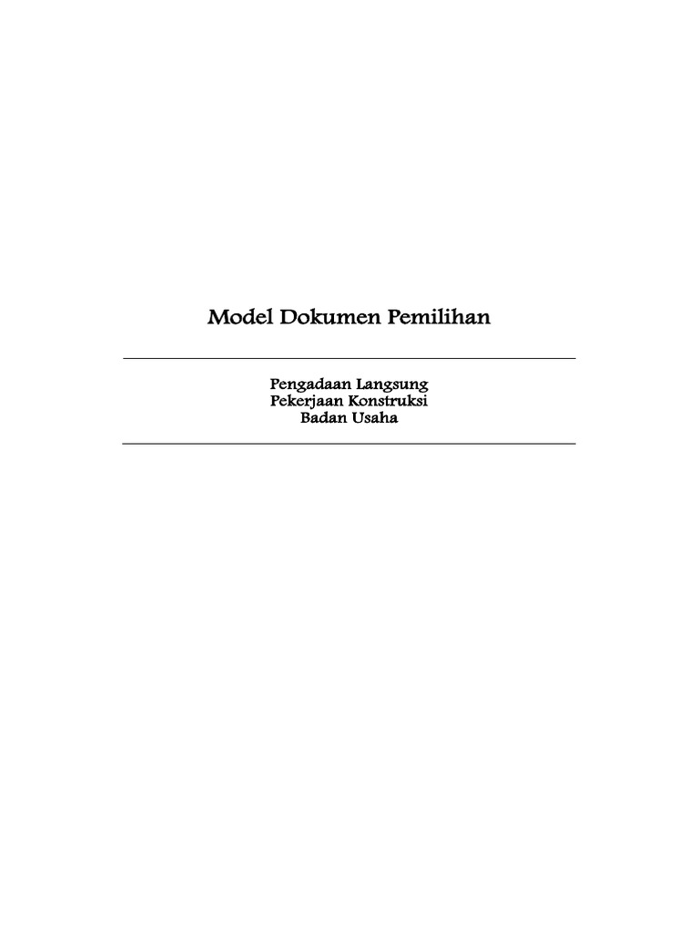 MDP Konstruksi | PDF