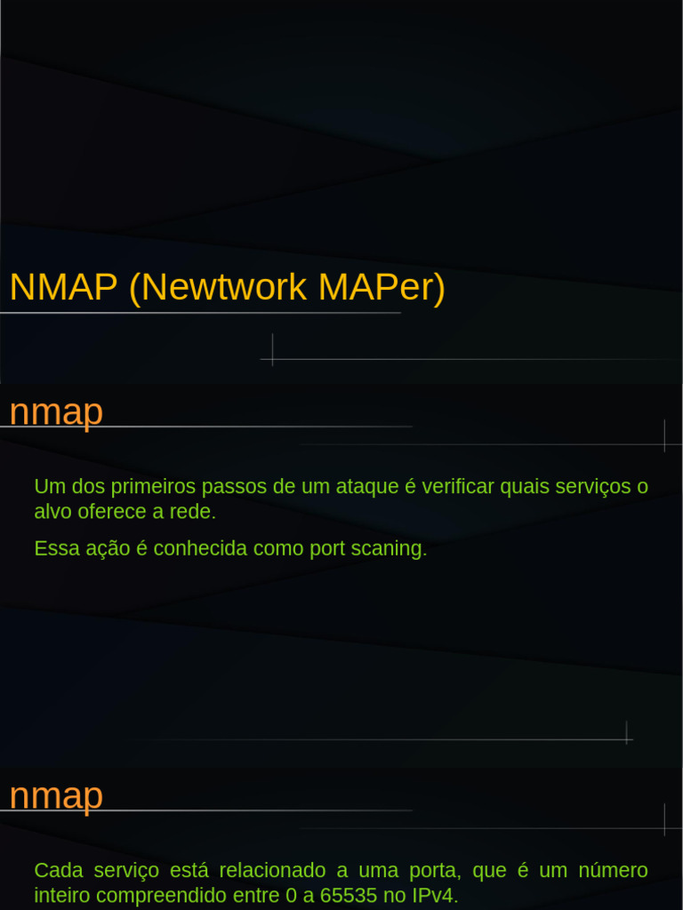 Nmap Scan | PDF | Protocolos de comunicação | Arquitetura da internet