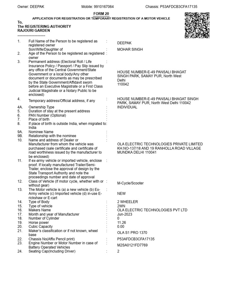 Vahan - Parivahan.gov - in Vahan Vahan Ui Dealer Form Form20report - XHTML | PDF | Semi Trailer ...