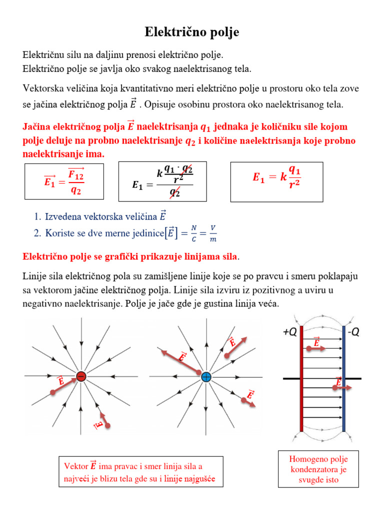 5 Električno Polje | PDF