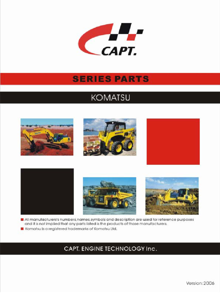 Komatsu Series | PDF | Rotating Machines | Internal Combustion Engine