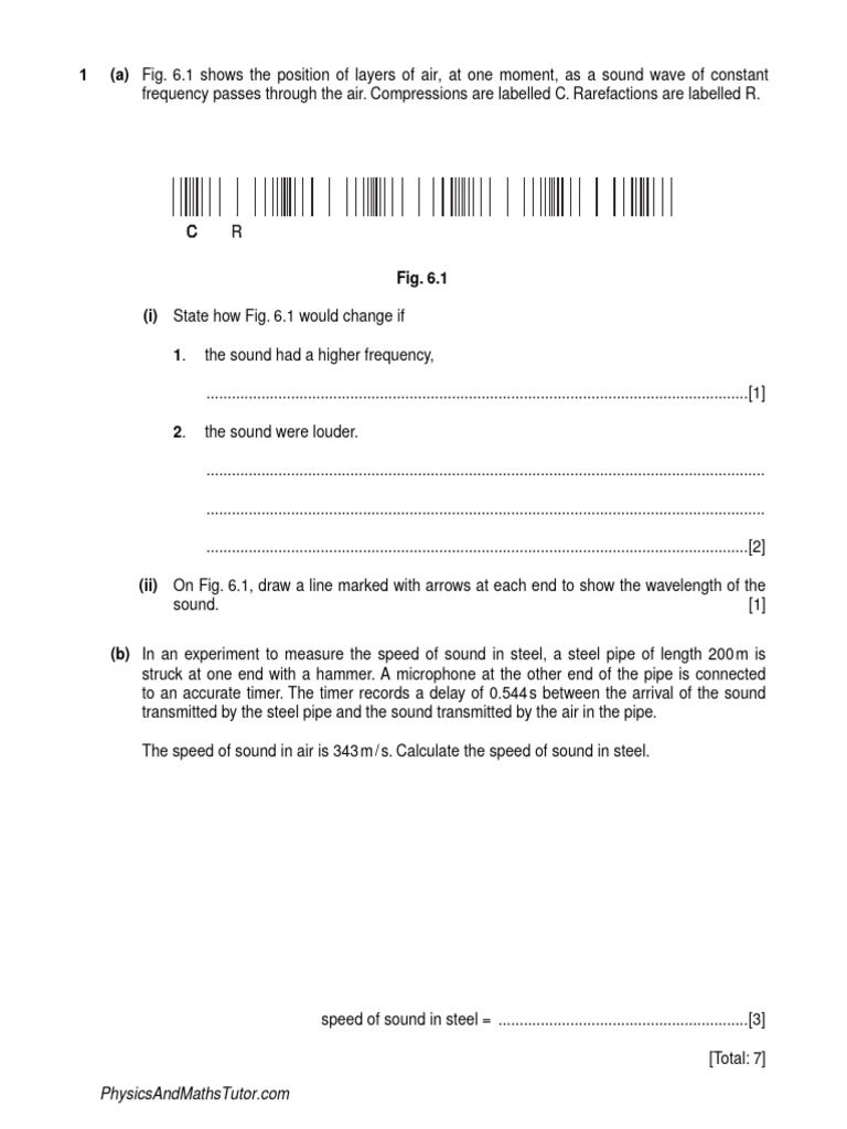 Sound Wave Behavior and Calculations | PDF | Waves | Wavelength