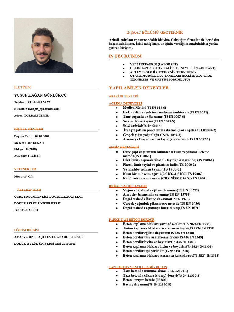 Yusuf CV | PDF