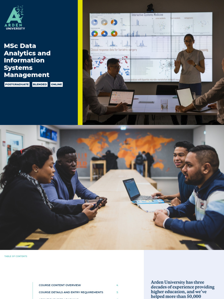 MSC Data Analytics and Information Systems Management | PDF | Data ...