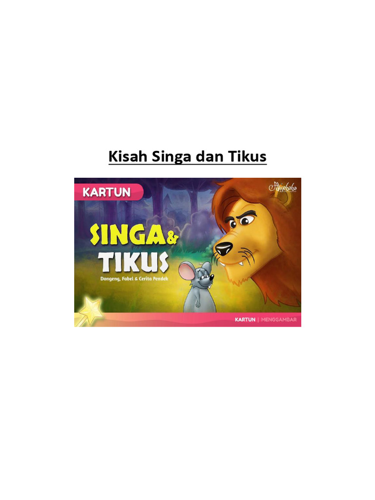 Kisah Singa Dan Tikus | PDF