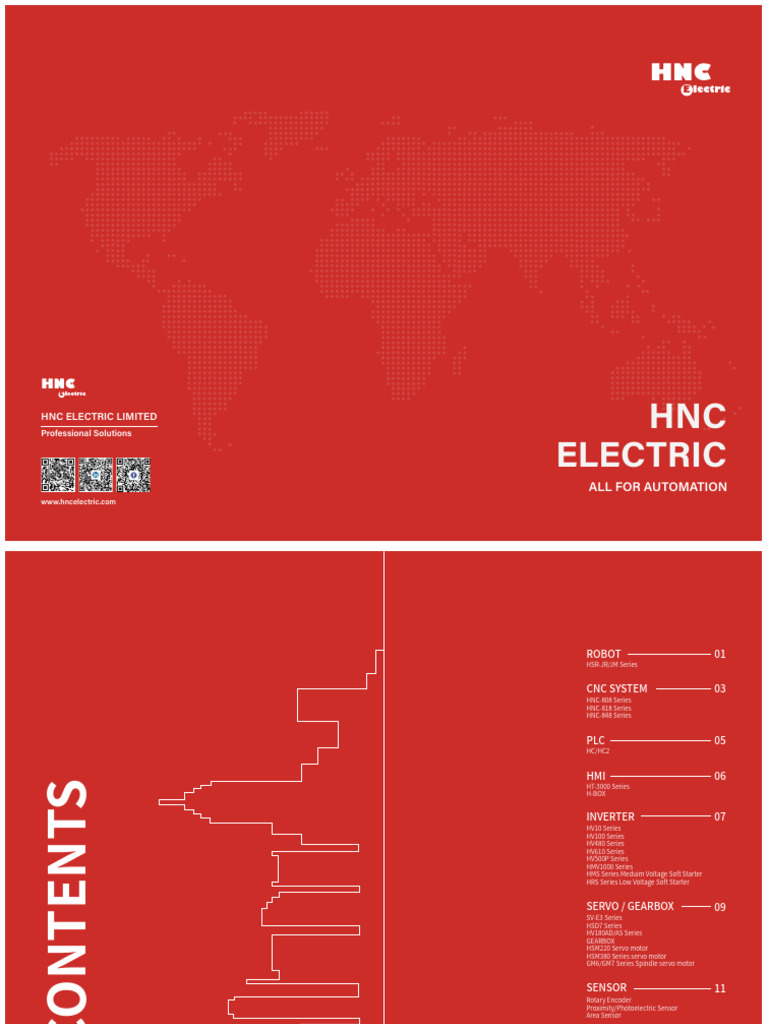 HNC Electric Brochure (2023.V1) | PDF | Programmable Logic Controller | Electric Motor