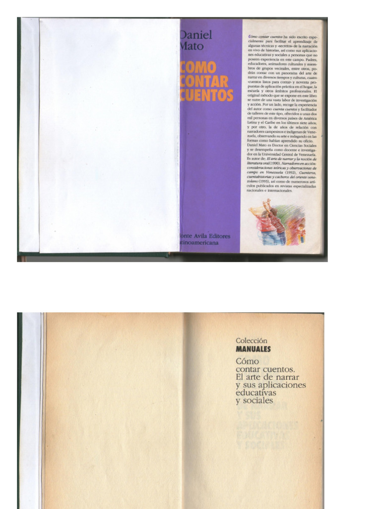 Daniel Mato Como Contar Cuentos | PDF