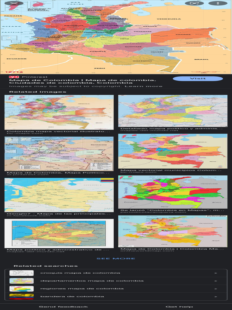 Mapa de Colombia - Google Search | PDF | Colombia